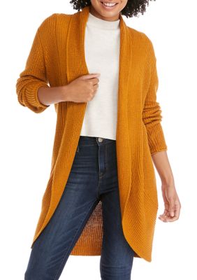 Pink Rose Junior's Braided Back Cardigan | belk