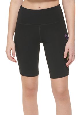 CK Performance Pride Ombré Logo High Waist Bike Shorts | belk