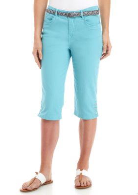 Gloria Vanderbilt Sasha Belted Skimmer Capris | belk