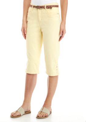 Gloria Vanderbilt Sasha Belted Skimmer Capris | belk