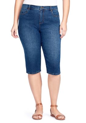 Gloria Vanderbilt Plus Size Amanda Skimmer Shorts | belk