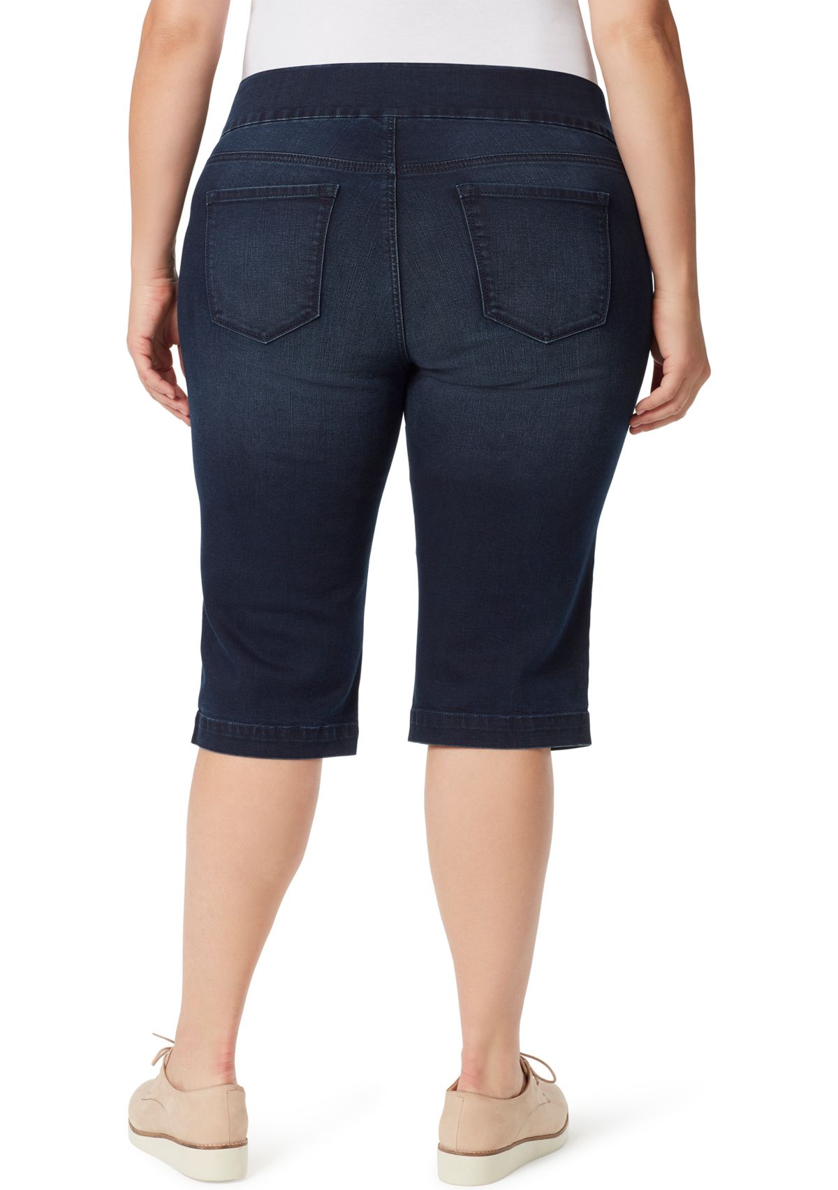 Gloria Vanderbilt Plus Size Amanda Bermuda Shorts | Belk