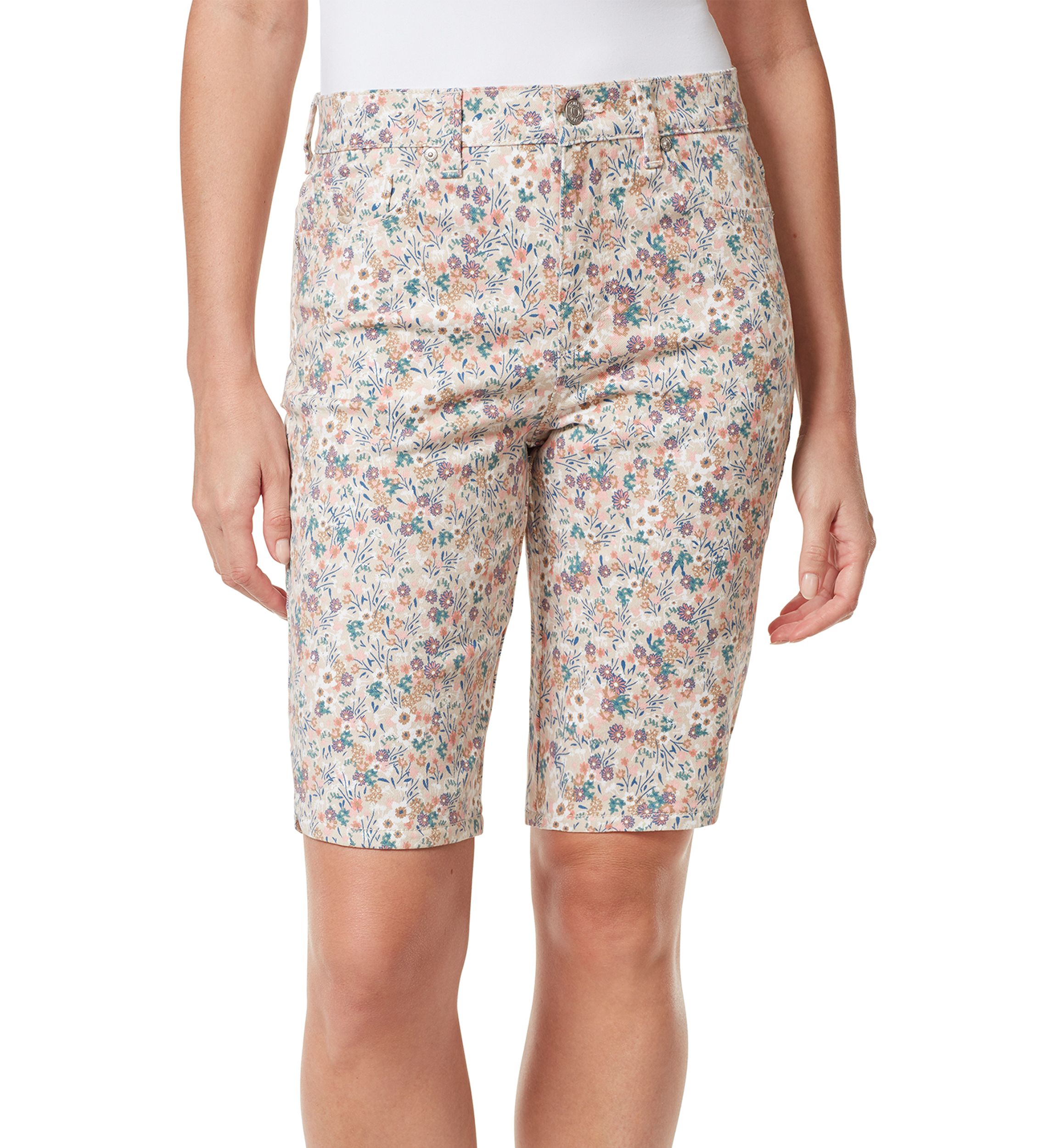 Gloria Vanderbilt Petite Amanda Bermuda Shorts | Belk