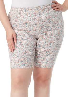 Gloria Vanderbilt Plus Size Amanda Bermuda Shorts | belk