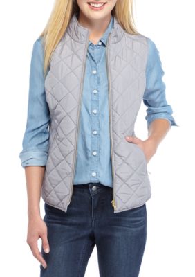 Crown & Ivy™ Solid Puffer Vest | belk