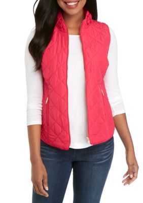 Crown & Ivy™ Sleeveless Quilted Vest | belk