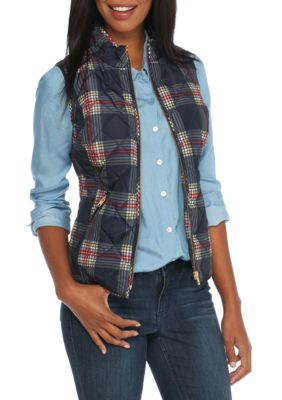 Crown & Ivy™ Printed Puffer Vest | belk