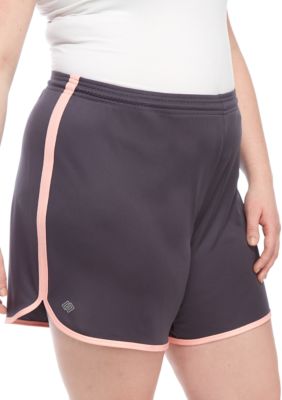 ZELOS Plus Size New Tulip Hem Shorts | belk