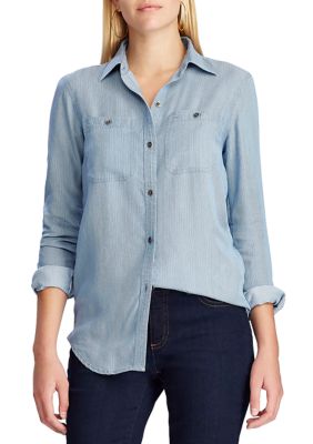 Chaps Women's Denim Shirt | belk