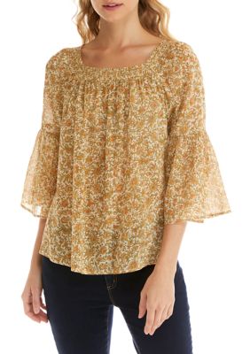 Chaps Women's 3/4 Sleeve Crinkle Blouse | belk
