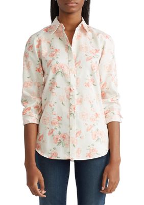 Chaps Floral Non Iron Shirt | belk