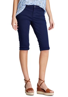 Chaps Petite Stretch Denim Shorts | belk