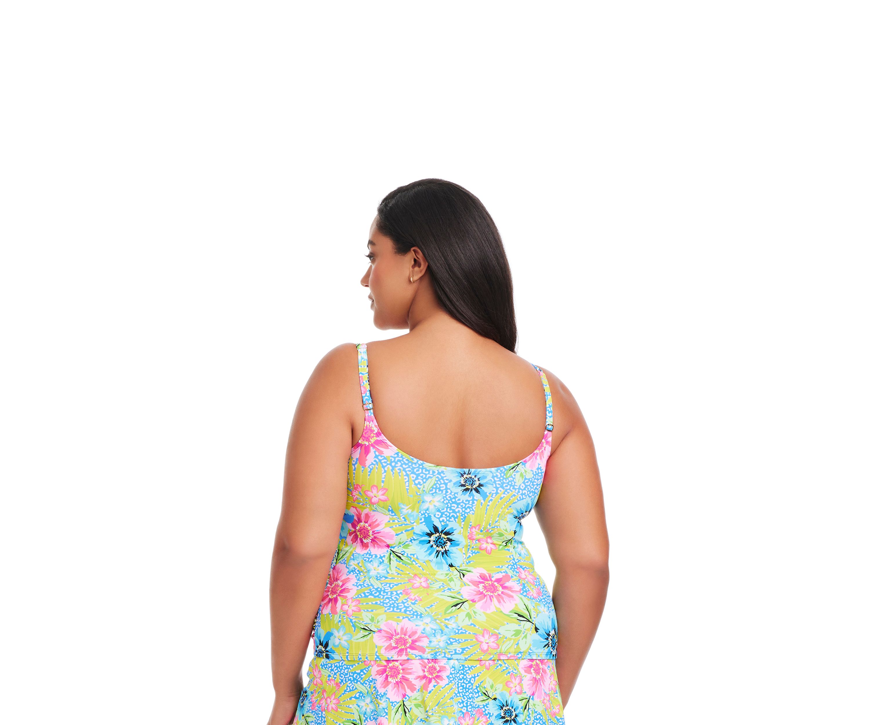 Bleu Rod Beattie Plus Size Let's Get Away Tankini Swim Top | Belk