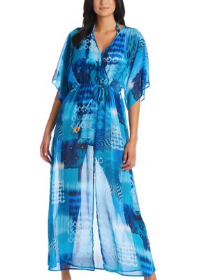 Bleu Rod Beattie Too Hot To Handle Chiffon Swim Coverup Dress | belk