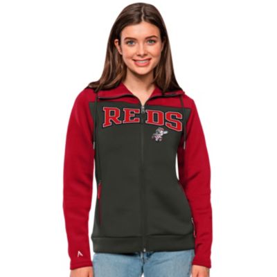 Antigua Antigua MLB Cincinnati Reds Women's Protect Full Zip Hood | belk