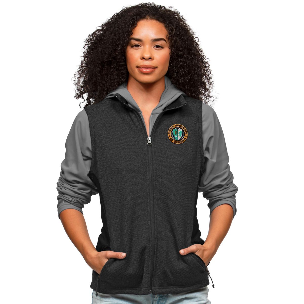 Antigua HBCU Xavier University of Louisiana Gold Rush Course Vest | Belk
