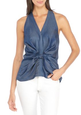 Kaari Blue™ Knot Front Halter Top | belk