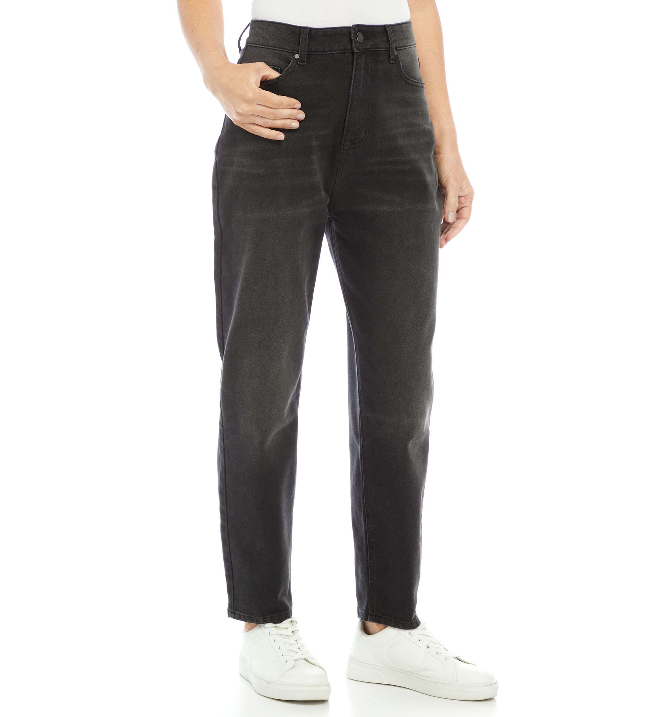 TRUE CRAFT Super High Rise Relaxed Mom Jeans | Belk