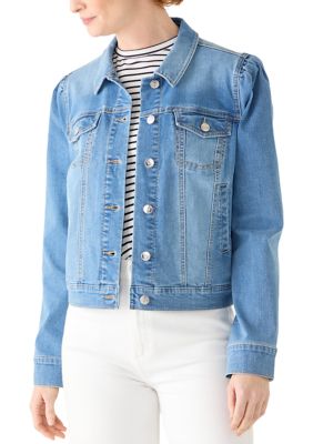 Crown & Ivy™ Women's Button Up Denim Jacket | Belk