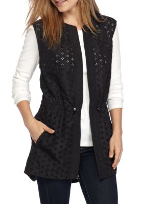 nanette NANETTE LEPORE™ Embroidered Eyelet Vest | belk