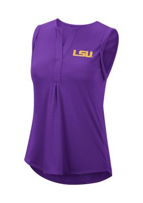 Colosseum Athletics NCAA LSU Tigers Split Neck Logo Tank | belk