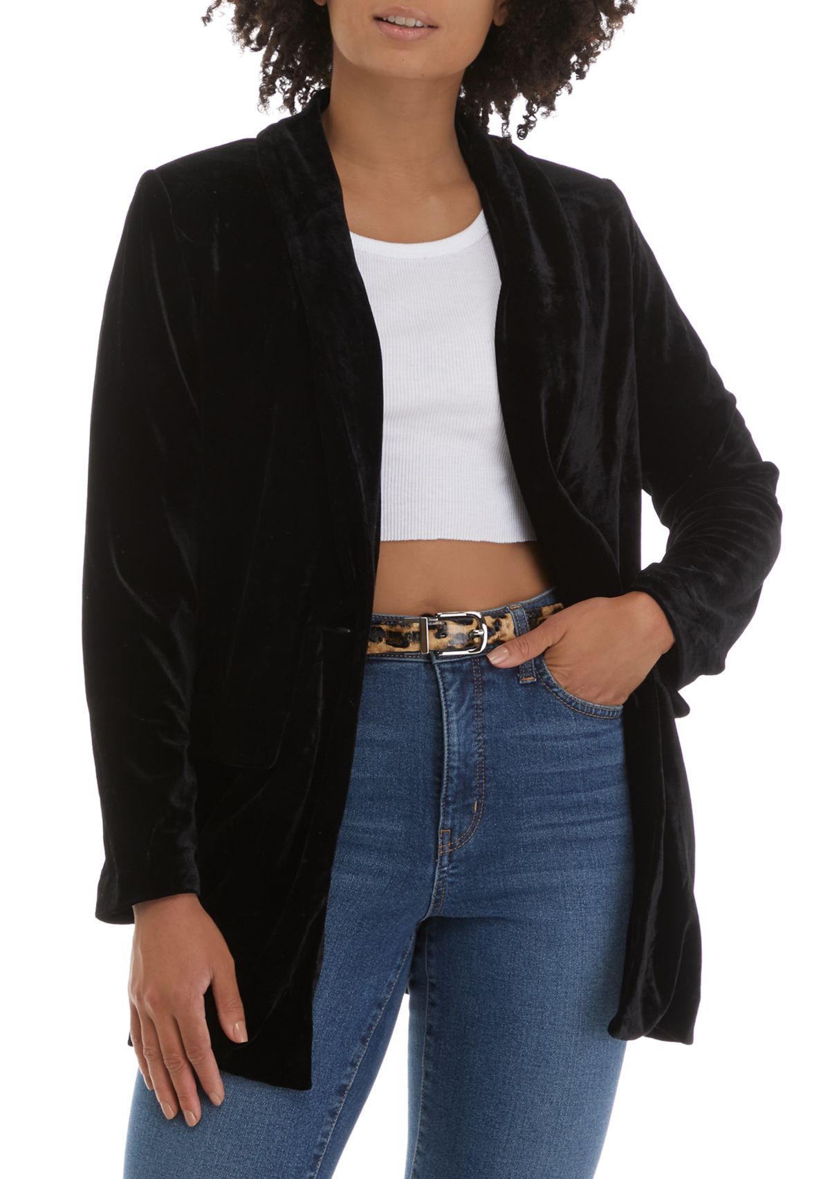 ENGLISH FACTORY Velvet Blazer | Belk