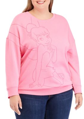 Disney® Plus Size Tinkerbell Tunic Graphic Sweatshirt | belk
