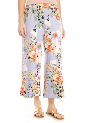 Cupio Women's Floral Wide Leg Culottes | belk