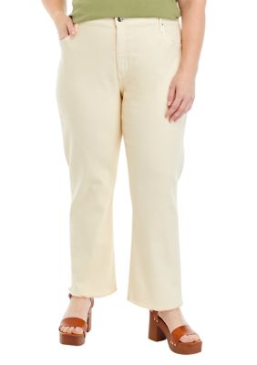 Cupio Plus Size Straight Leg High Rise Jeans | belk