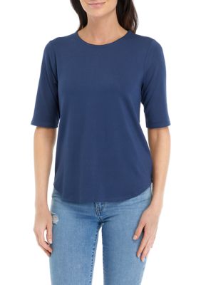 Cupio Women's Solid Juliana Crepe T-Shirt | belk