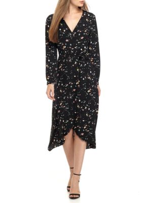 Madison Long Sleeve Wrap Dress | belk