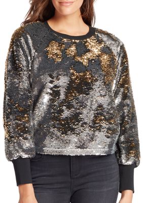 Skinny Girl Women's Meghan Sequin Top | belk
