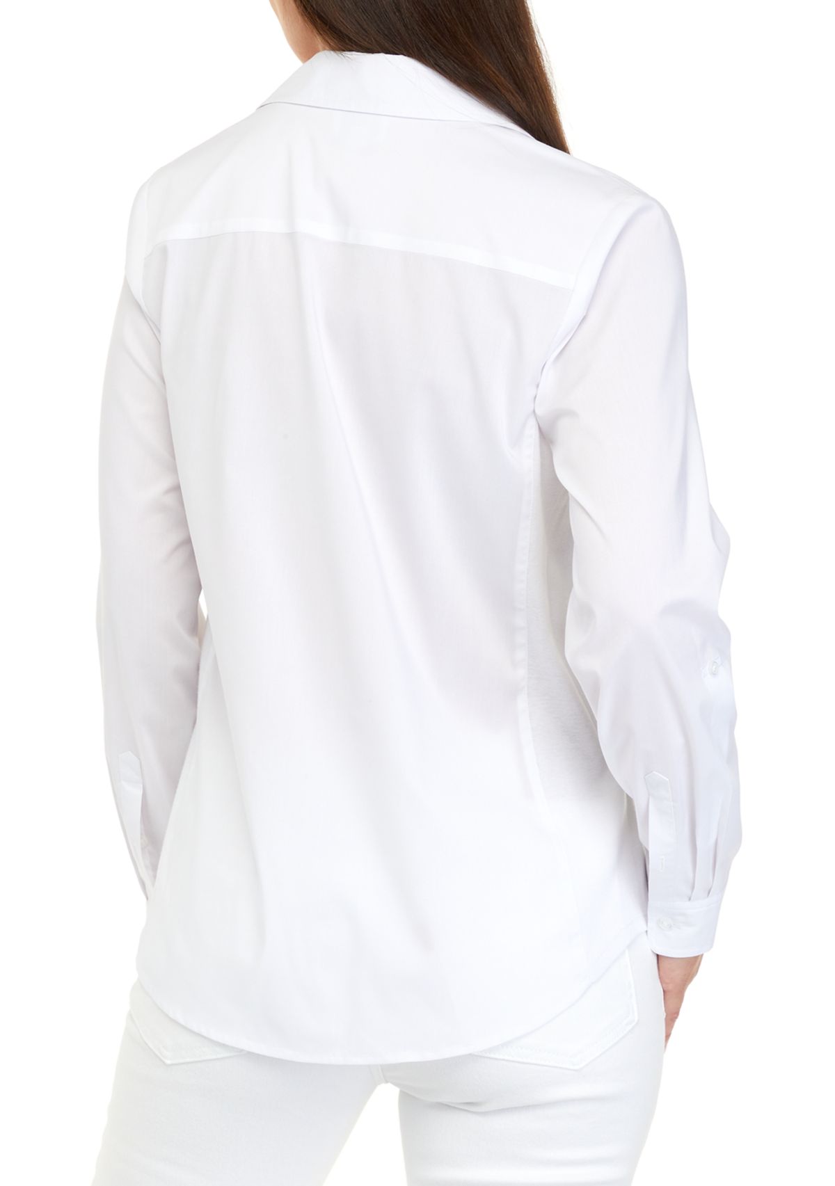 Kim Rogers® Women's Roll Tab Knit to Fit Top | Belk