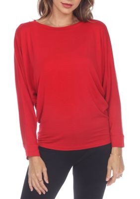 White Mark Banded Dolman Top | belk