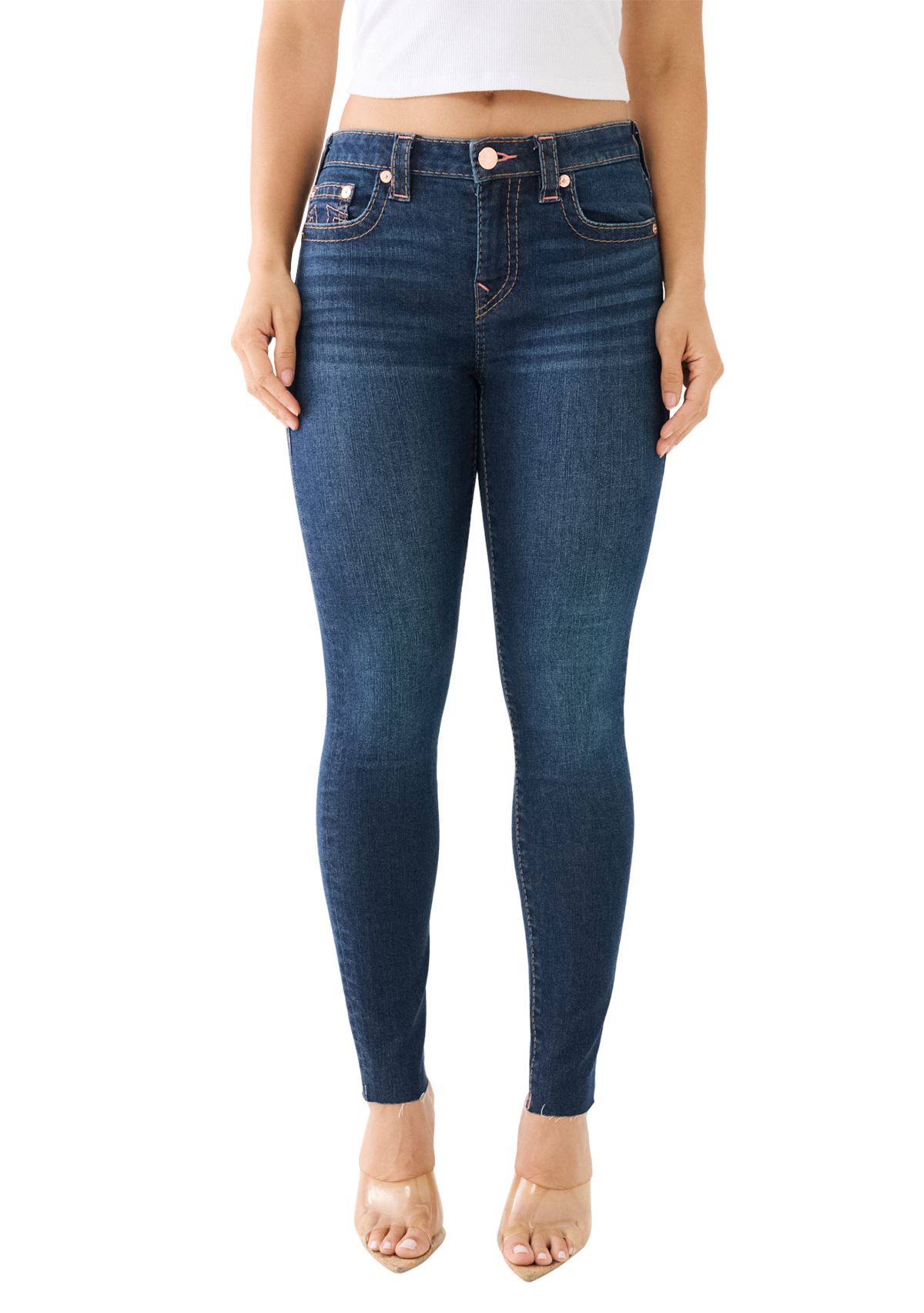 True Religion Women's Jenny Curvy Skinny Big T Jeans | Belk