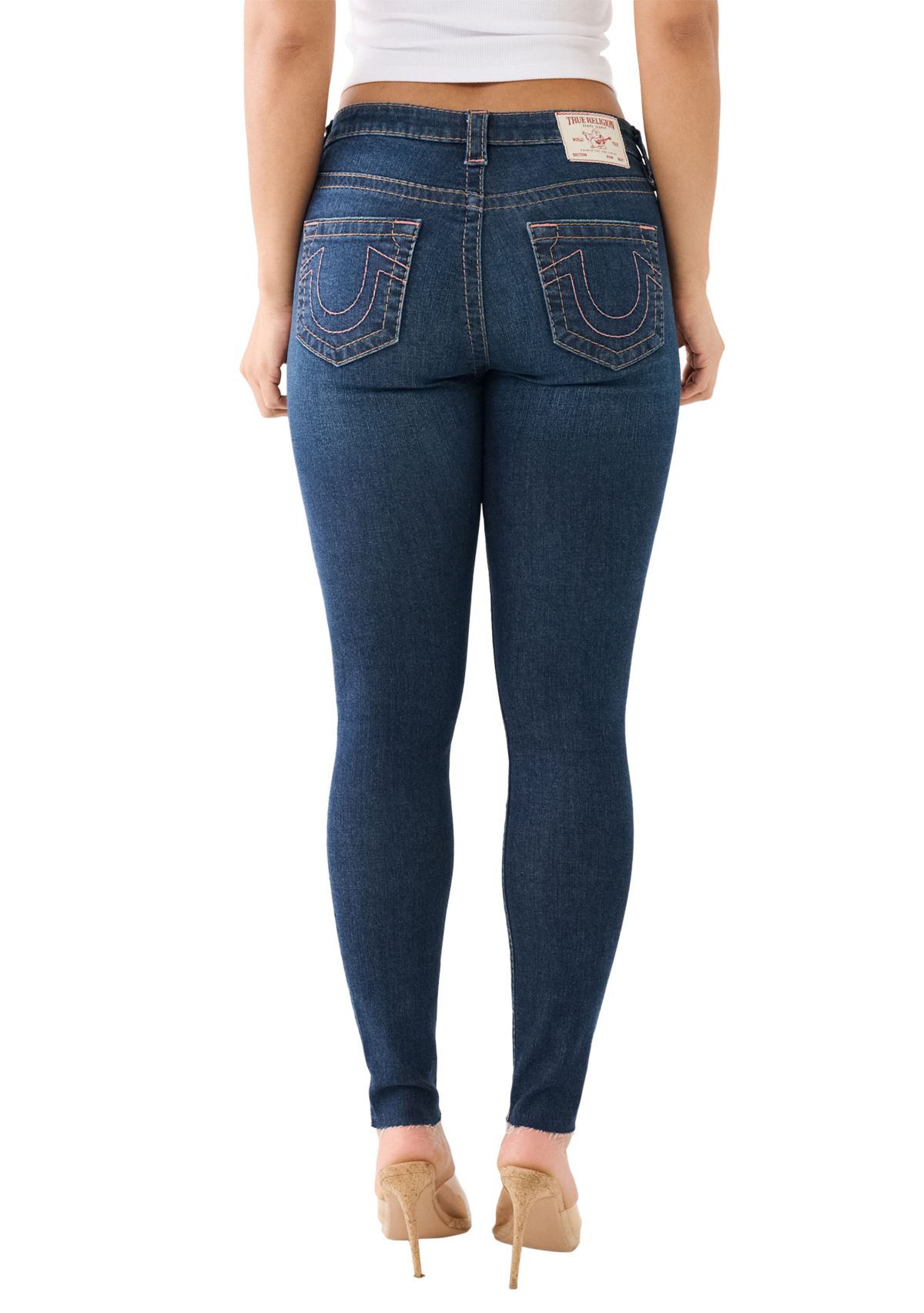 True Religion Women's Jenny Curvy Skinny Big T Jeans | Belk