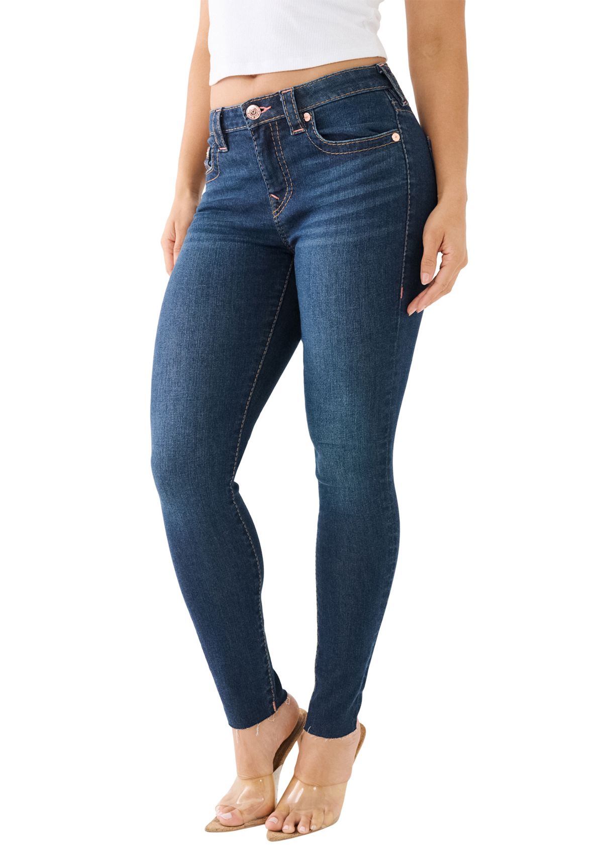 True Religion Women's Jenny Curvy Skinny Big T Jeans | Belk