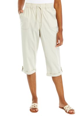 Kim Rogers® Women's Sheeting Cropped Pants | belk