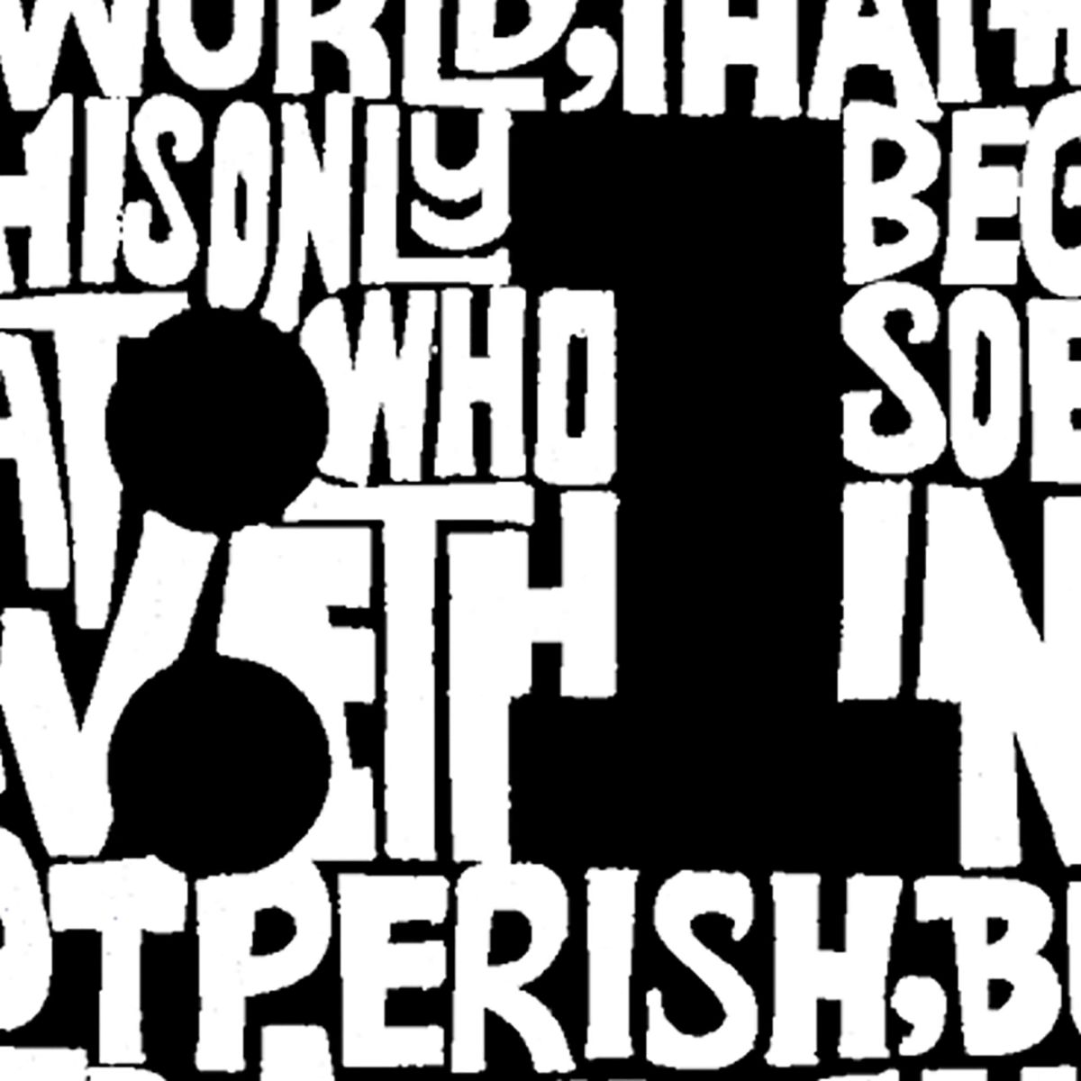 LA Pop Art Women's Plus Size Word Art T-shirt - John 3:16 | Belk