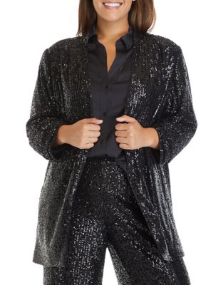 The Limited Plus Size Sequin Blazer Belk
