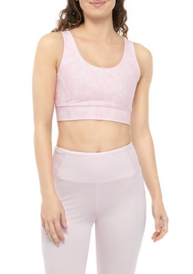 ZELOS Strappy Back Longline Sports Bra | belk