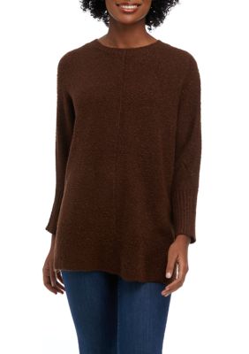 Wonderly Women's Long Sleeve Nubby Flyaway Sweater | belk