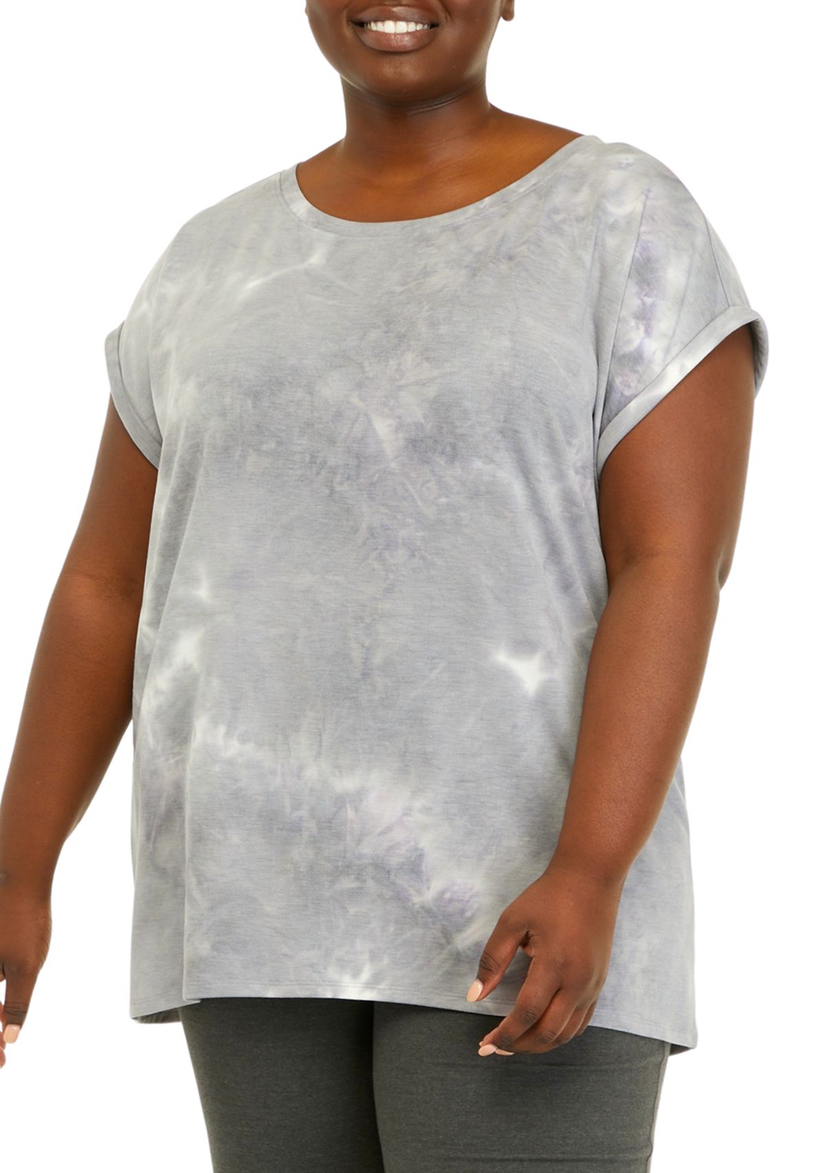 Wonderly Studio Plus Size Baby Terry Muscle T-Shirt | Belk