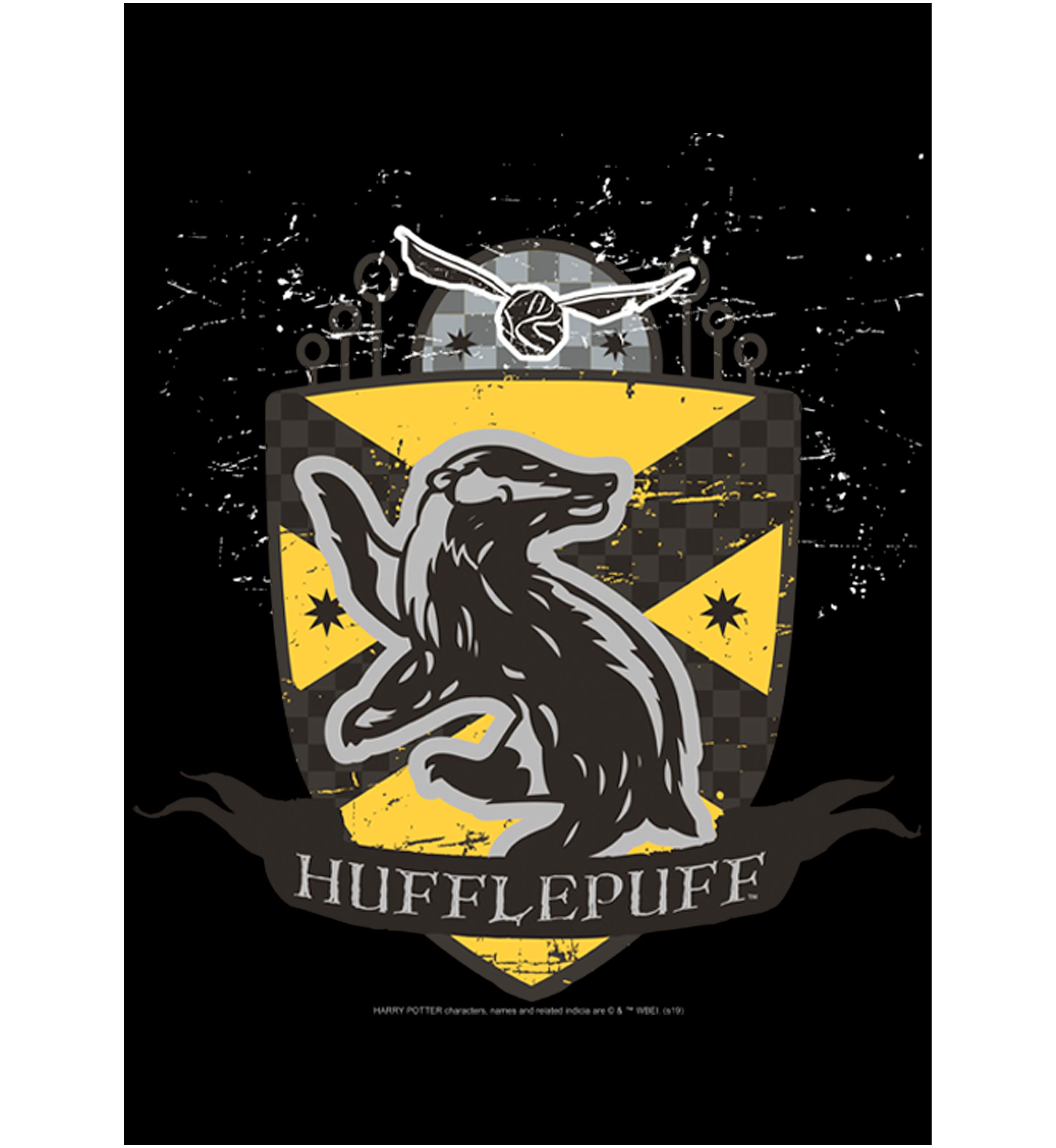 Tom and Jerry Hufflepuff Quidditch Badge Graphic T-Shirt | Belk