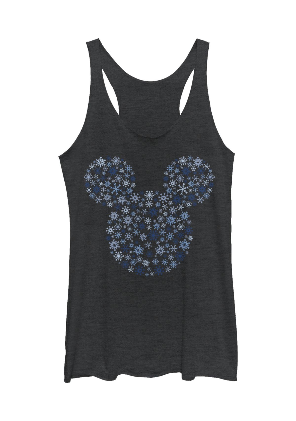 Disney® Junior's Licensed Disney Mickey Ear Snowflakes Tank Top | Belk