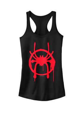 Marvel Spiderverse Miles Symbol Tag Racerback Tank | Belk