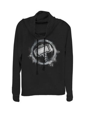 Marvel Avengers Endgame Thor Spray Paint Logo Cowl Neck Pullover | Belk