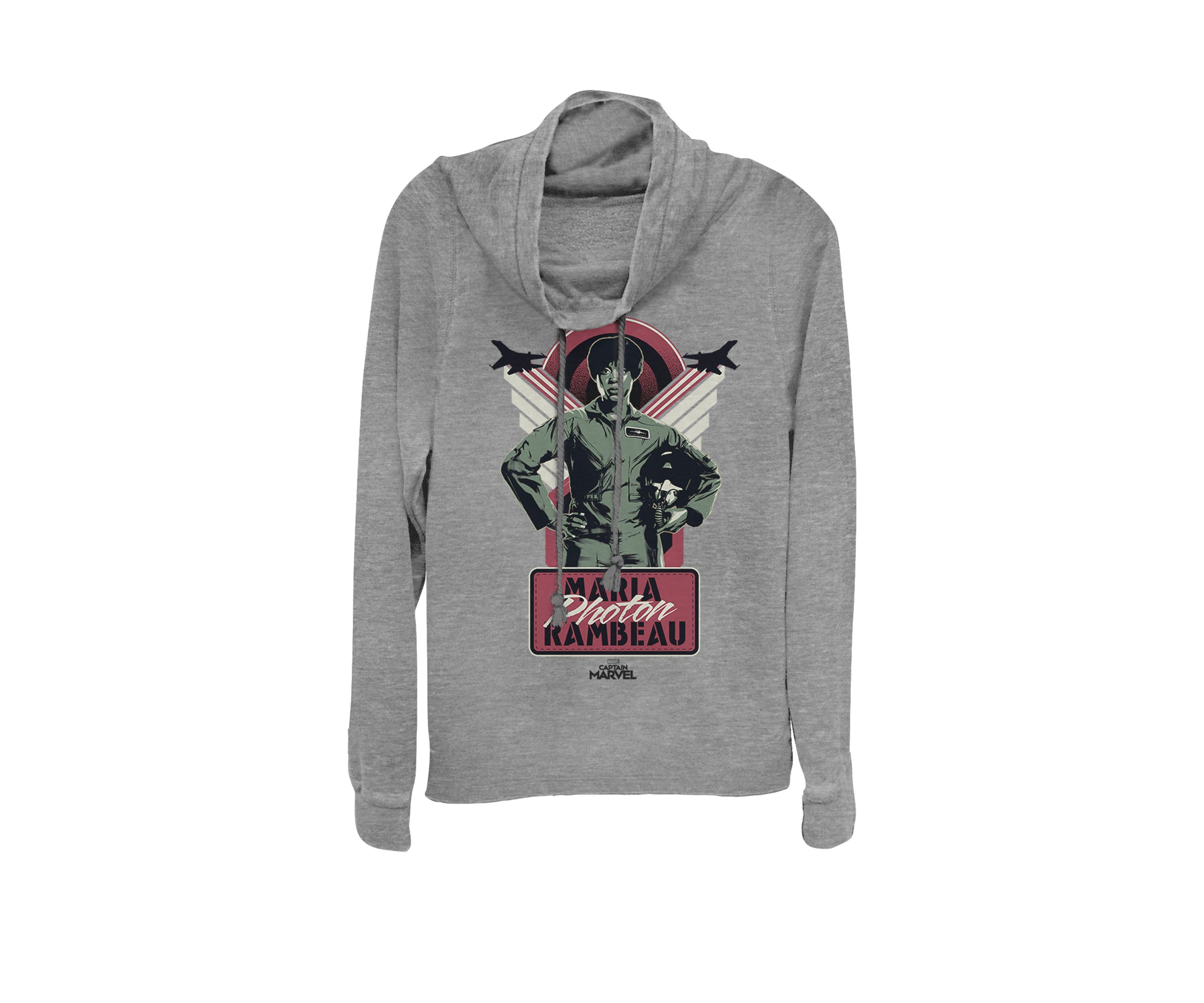 Marvel Captain Marvel™ Maria Rambeau Portrait Cowl Neck Graphic ...