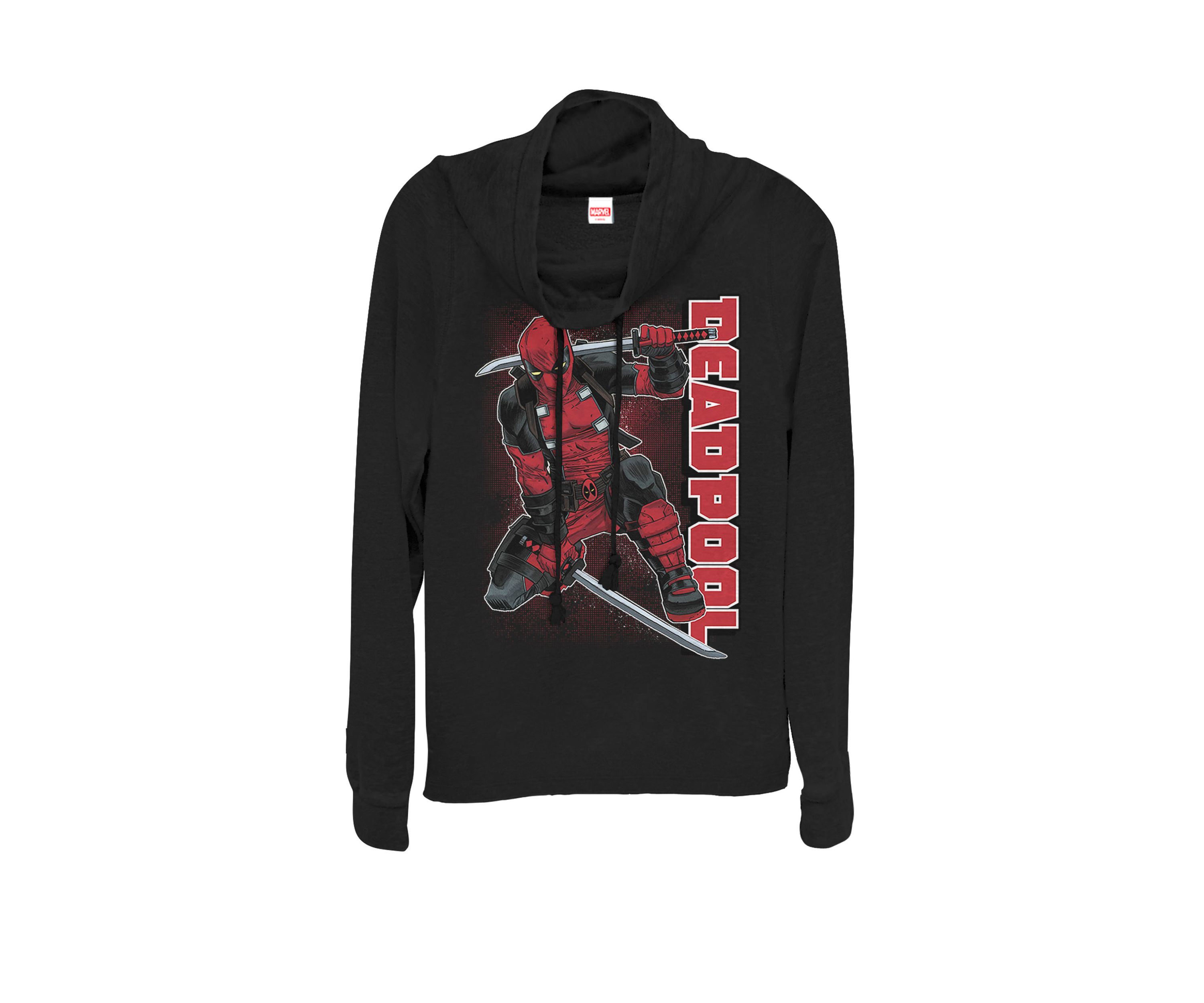 Deadpool Deadpool Samuria Hero Stance Cowl Neck Graphic Pullover | Belk