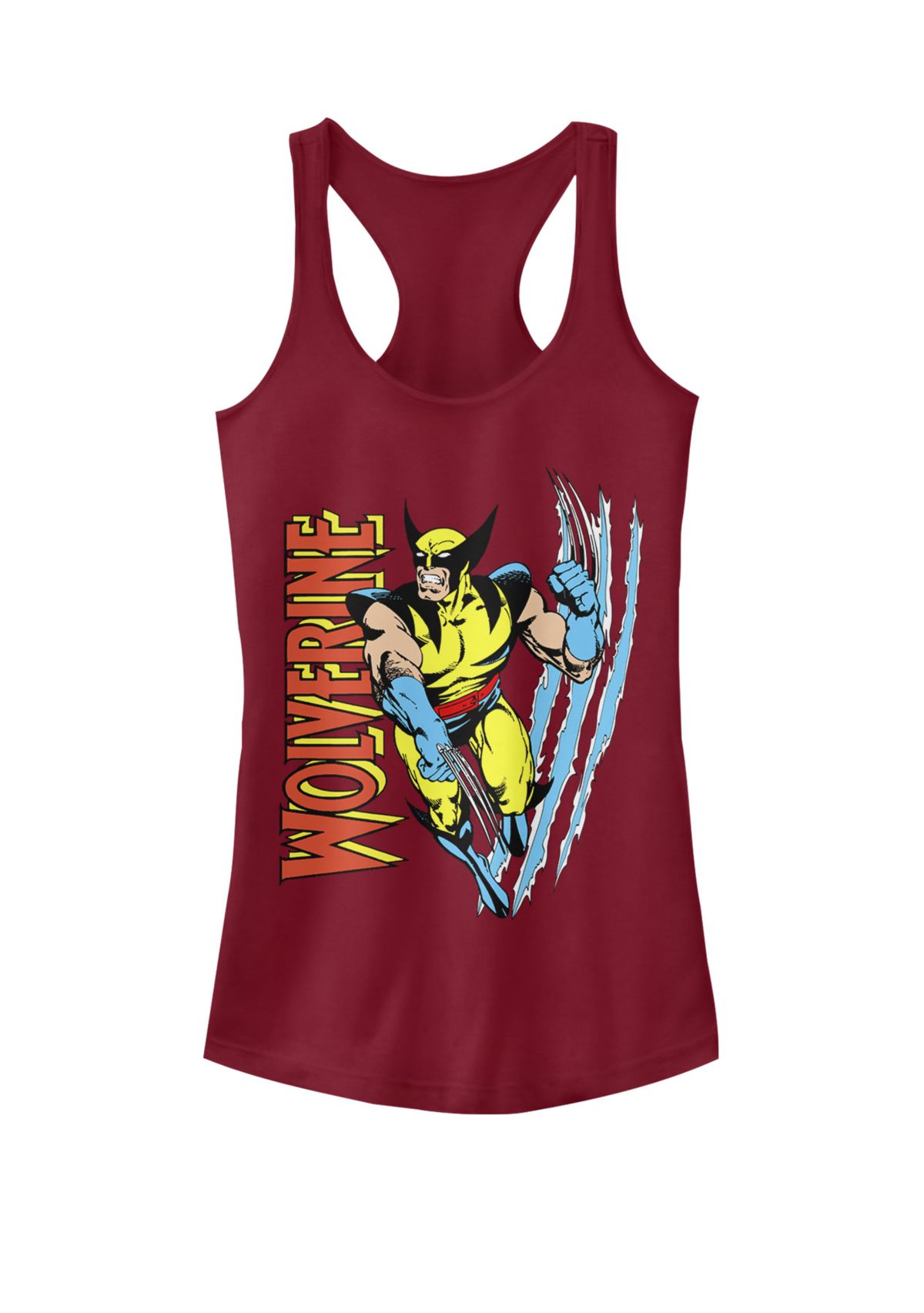 101 Dalmatians Classic X-Men Wolverine Scratch Racerback Graphic Tank ...